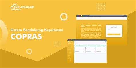Source Code Aplikasi Sistem Pendukung Keputusan Spk Metode Copras