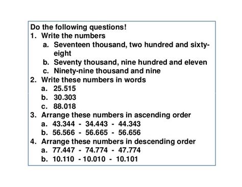 Math Primary 4 Numbers Up To 100 000