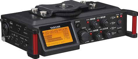 ضبط صوت قابل حمل 4 کانال Tascam برای فیلمبرداران، 4 ورودی Combo Xlr Trs، 2 میکروفون داخلی، محدود