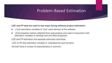 Decomposition Technique In Software Engineering Pptx