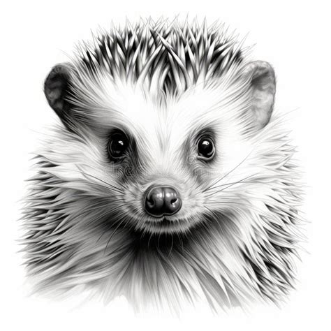 Realistic Hedgehog Drawing Stock Illustrations 333 Realistic Hedgehog