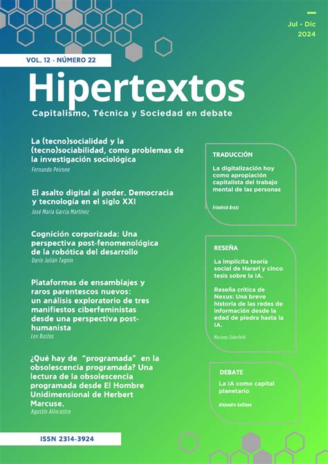 Vol 12 Núm 22 2024 Hipertextos