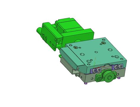 伺服电机驱动角度旋转模组 Step 模型图纸下载 懒石网