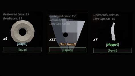Complete Fisch Roblox Bait List Best Baits Guide [archeological Hunt] Destructoid