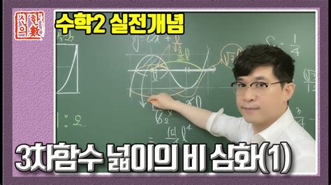 수학2 실전개념 3차함수 넓이의 비 심화 1 Youtube