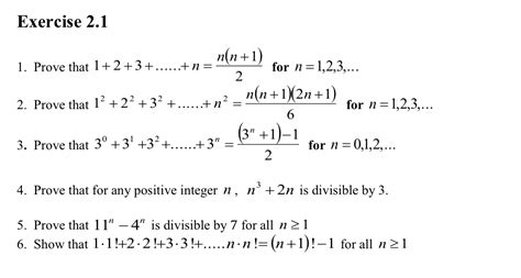 Solved Exercise Prove That Dotsdots N N N For Chegg Com
