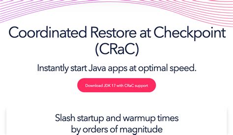 ตัวอย่างการใช้งาน Coordinated Restore At Checkpoint Crac ใน Spring Boot