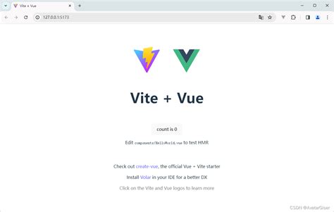 《vite 基础知识》基于 vite4 的 vue3 项目创建 受 nodejs 版本限制可参考 csdn博客