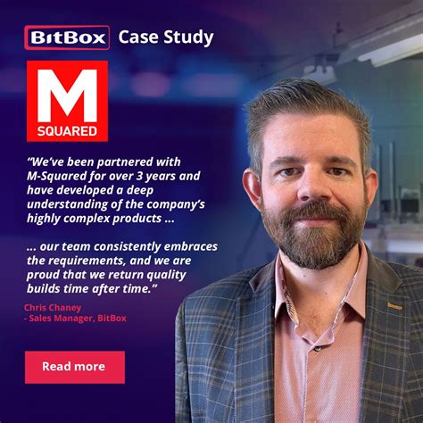 Bitbox Ltd On Linkedin Supporting M Squared Lasers Bitbox Customer