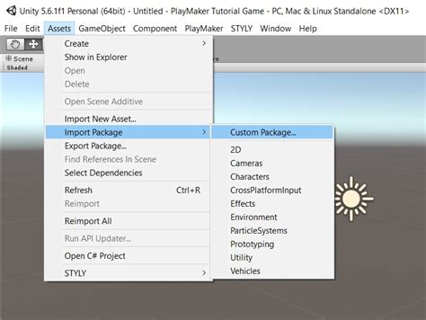 Using Playmaker To Create A Game And Exporting It To Styly 1 Styly