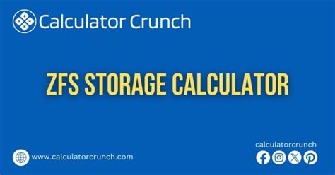 Zfs Storage Calculator Calculator Crunch