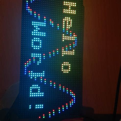 ESP32 Micropython Led Matrix Driver Hackaday Io