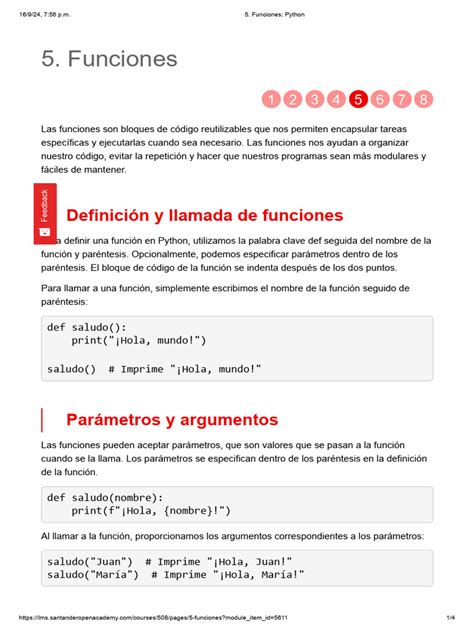 Funciones Python Pdf Python Lenguaje De Programación Informática