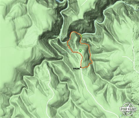 Map Of Sundance Canyon Stav Is Lost