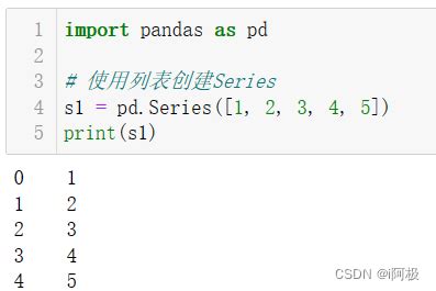 数据分析之道 Pandas 一 Series操作 pandas series操作 CSDN博客