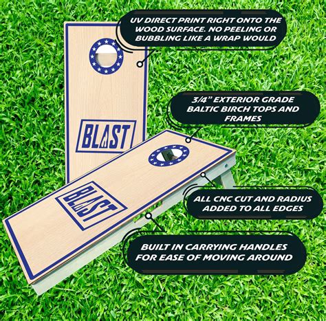 Detroit Baseball Cornhole Boards Blastcornhole