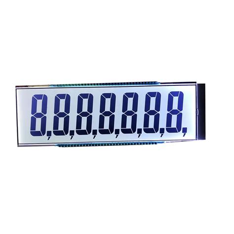 Speedometer Single Segment Lcd Display Seven Segment Screen Glass