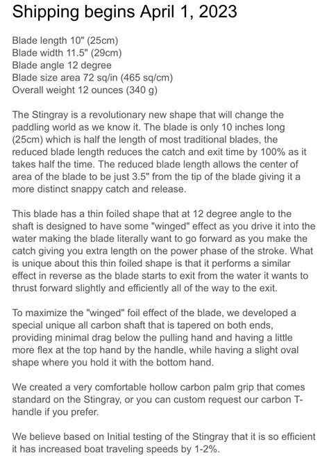 The New Paddle From Quick Blade Stand Up Paddle Forums Page 1