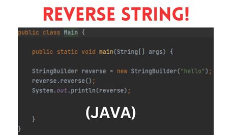 Java String Reversal Trick Every Coder Should Know Youtube