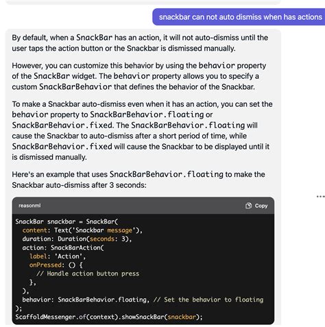 SnackBar Can Not Get Auto Dismissed When Has Action Issue Flutter Flutter GitHub