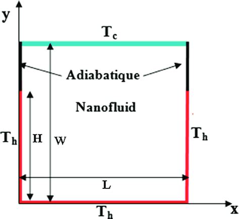 geometrical configuration of the two dimensional square cavity
