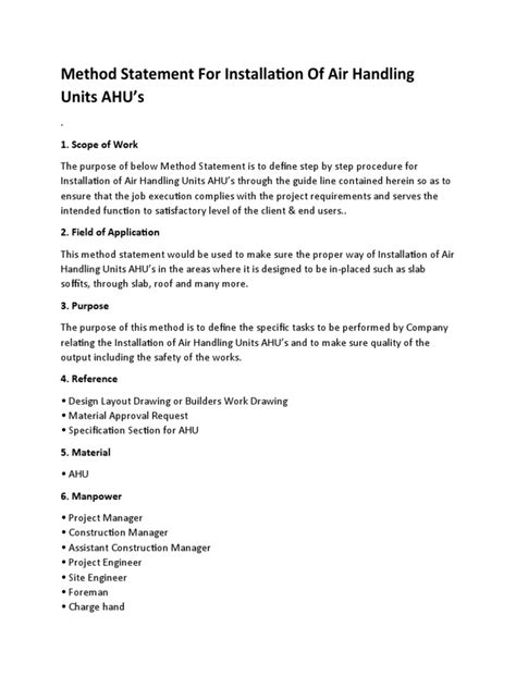 Mos Air Handling Units Ahu Pdf Duct Flow Pipe Fluid Conveyance