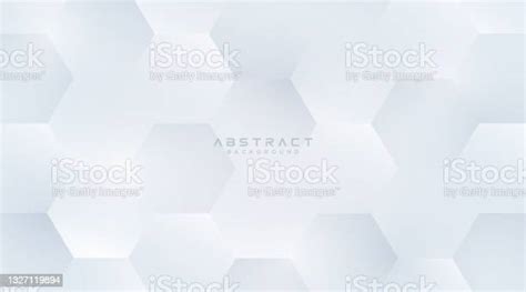 추상 기하학적 육각은 흰색과 회색 배경에 오버레이 패턴 미니멀하고 현대적인 디자인 의료 미래 기술 또는 과학 기하학적 모양 벡터