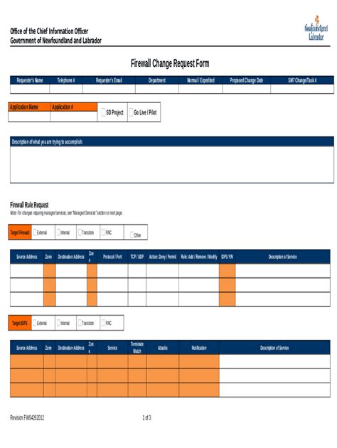 Firewall Change Request Form Doc Fill Out Sign Online DocHub