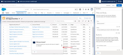 In App Guidance In Salesforce Wedgecommerce