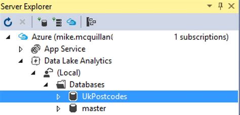 Stairway To U Sql Level 5 Databases And Tables In Azure Data Lakes