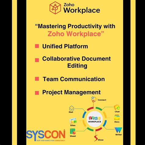 Syscon Innovation Services Llp On Linkedin Zoho Zohoworkplace Implementation Zohopartner