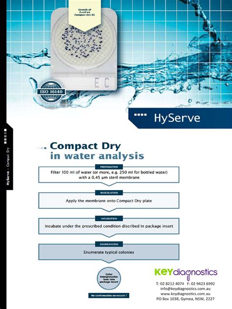 Compact Dry Membrane Filter Method Kd 09 18 Pdf