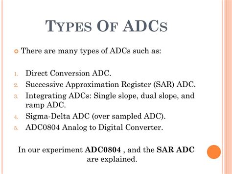 Types Of Adc And Dac Converters At William Behm Blog
