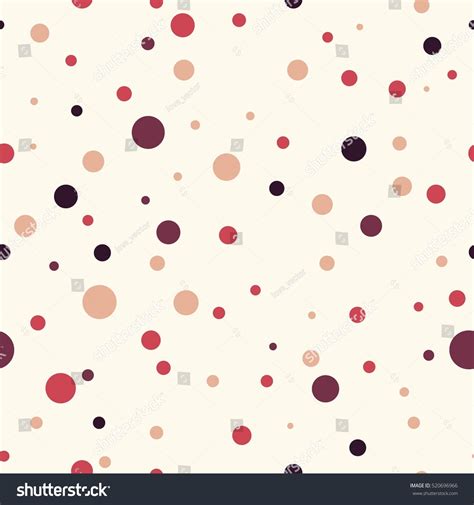 Polka Dot Pattern Seamless Vector Background Stock Vector Royalty Free 520696966 Shutterstock