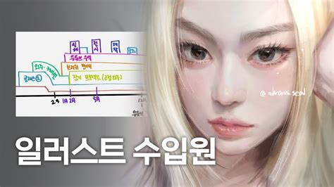 💛일러스트레이터 수입원💛 소개 수입 파이프라인 Youtube