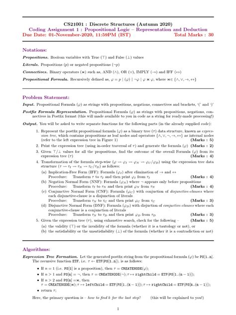 A1 Logic Pdf Formalism Deductive Teaching Mathematics