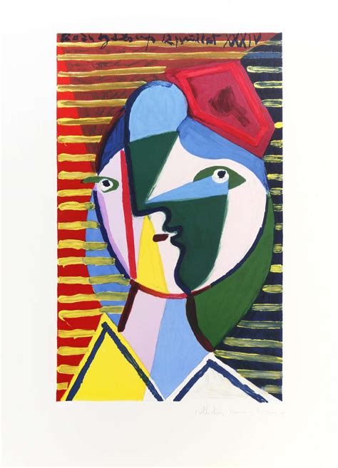 Tableau Picasso Visage 136 En Vente Sur 1stdibs Tableau De Picasso