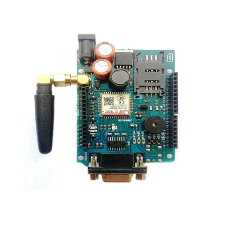 Sim800c Gprsgsm Shield With Antenna Darkoct02
