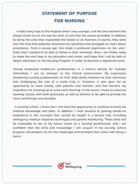 Excellent Statement Of Purpose Examples To Inspire You