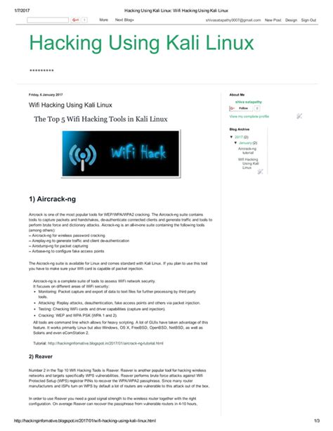 Hacking Using Kali Linux Pdf