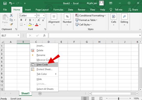 Excel Hidden Tabs