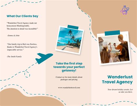 Free Travel Brochure Templates Editable And Printable