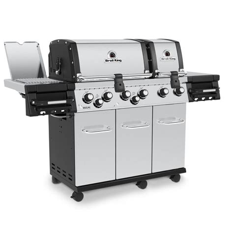 Broil King Regal S 690 Pro Ir Stainless Steel 6 Burner Liquid Propane Infrared Gas Grill With 1