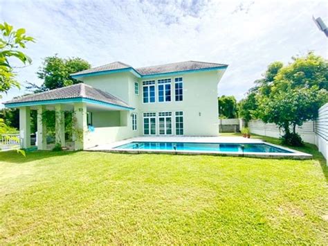 รร วัดบางกระดี่ 400 ม 3 4นอน ตลาดมิตรมงคล888 500 ม พลูวิลล่า ให้เช่าคฤหาสน์สุดหรู 2ชั้น 140ตร