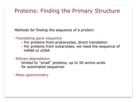 PPT Protein Structures Experiments And Modeling PowerPoint Presentation ID
