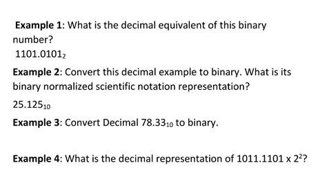 Solved Example 1 What Is The Decimal Equivalent Of This
