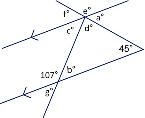 Transversal And Parallel Lines Worksheet Answers