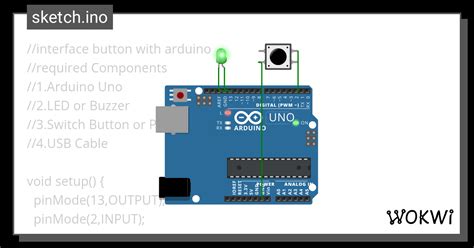 Button With Arduino Wokwi Esp32 Stm32 Arduino Simulator