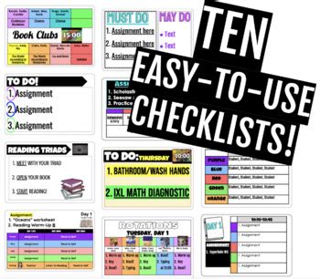Google Slides For Classroom Checklists By Sarah Kelly S Store TPT