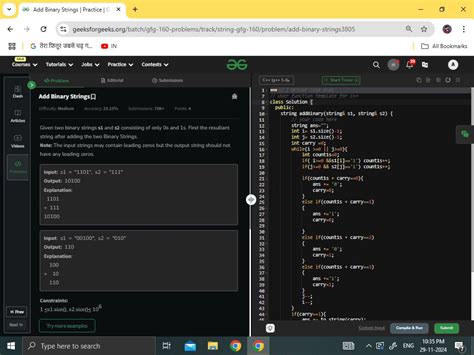 Akash Kumar On Linkedin Gfg160 Geekstreak2024 Problemsolving Dsa Gfg160